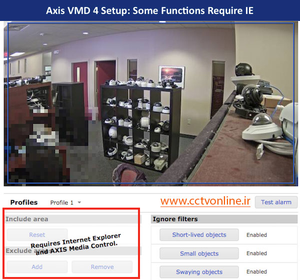 کدام مرورگرها از Plugin دوربین مداربسته پشتیبانی نمی کنند؟